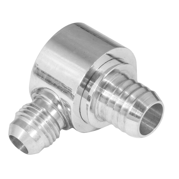 Proflow Brake Booster Check Valve, Aluminium, Clear Anodised, -6 AN, H ...
