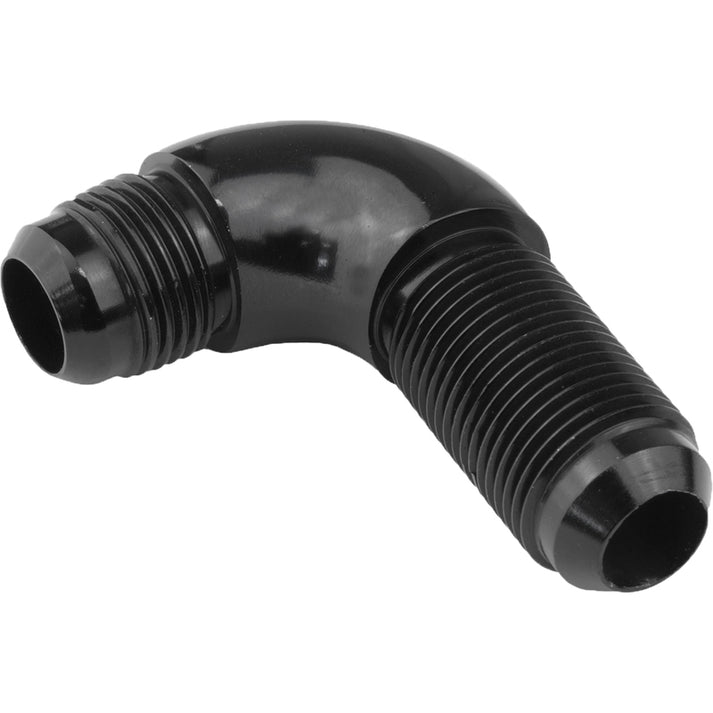 Proflow 90 Degree Male Fitting Bulkhead Adaptor -08AN, Black – Traction ...
