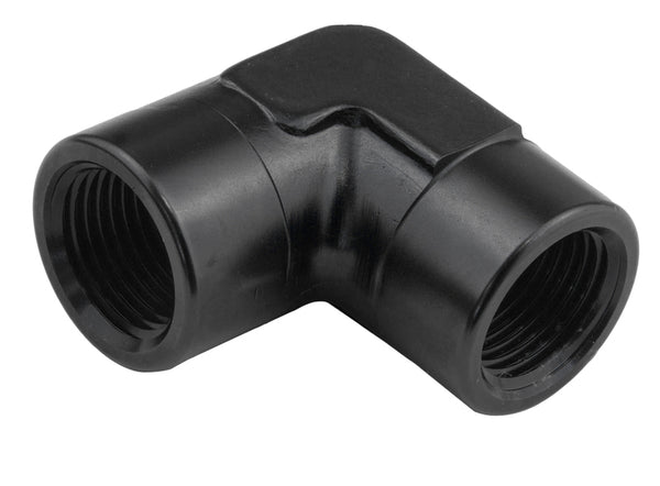 Proflow 90 Degree Coupler Female - Female Elbow 1/8in. NPT, Black ...