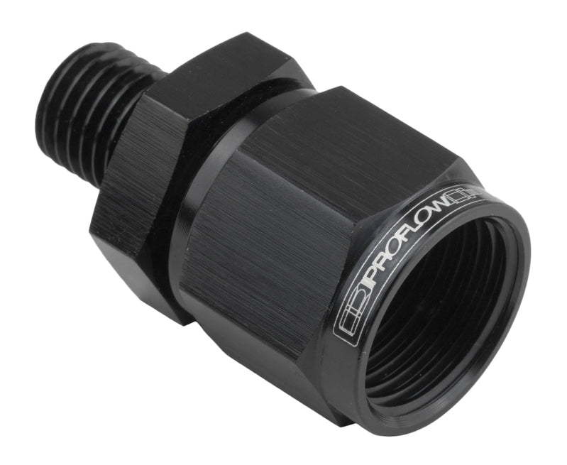 Proflow Female Adaptor -06AN Straight Swivel 18mm x 1.50, Black ...