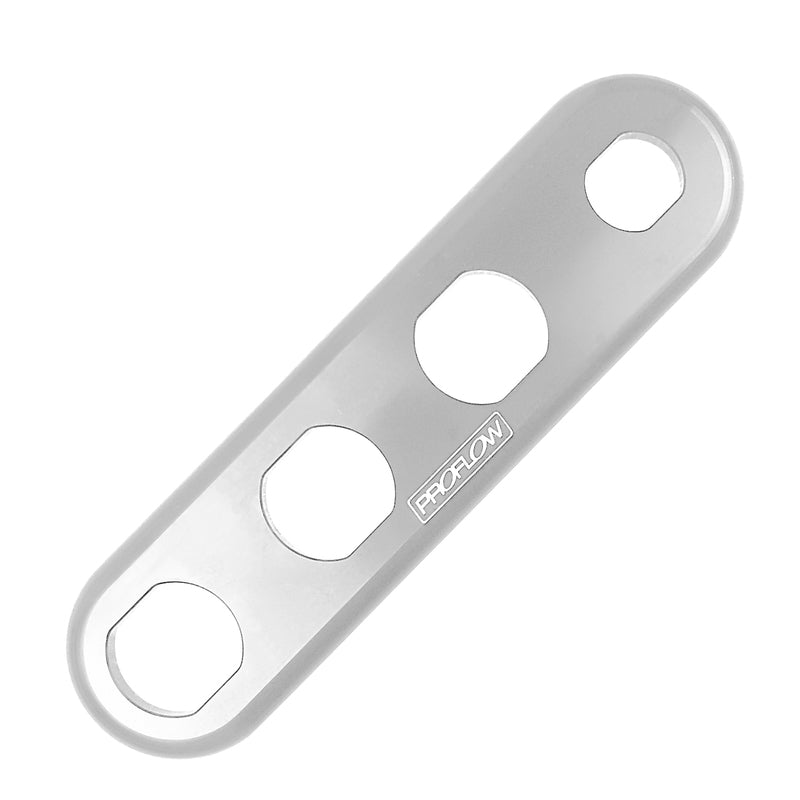 Proflow Bulkhead Aluminium Plates 4 Port Inline, Polished – Traction Auto