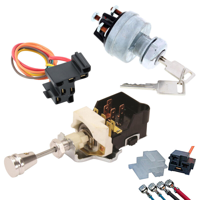 Proflow Universal Ignition Switch Kit, Headlight Switch and 3 way Igni ...