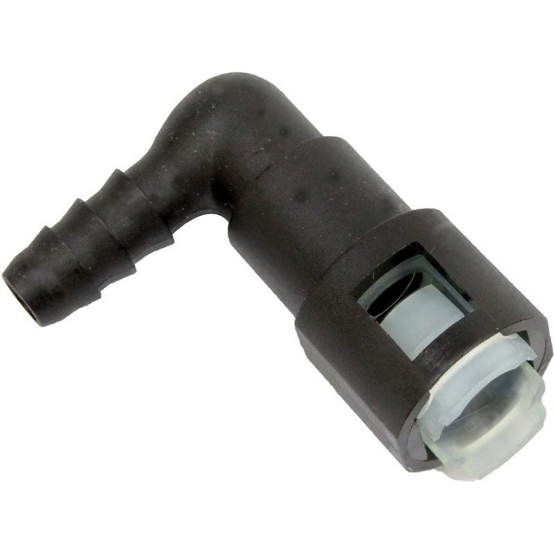 Proflow Fuel Line Connectors, Nylon 5/16in. Female QR 90 Degree To 5/1 ...