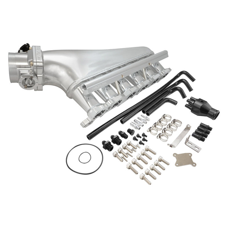 Proflow Intake Manifold Kit, Fabricated Aluminium, Polished, For Nissa ...