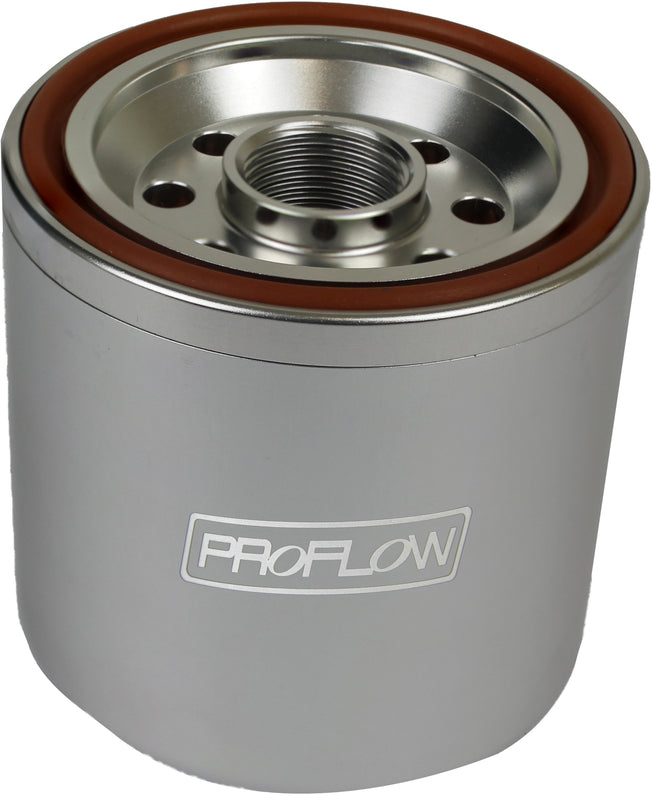 Proflow Oil Filter, Billet Aluminium Spin-on Silver Harley Performance ...