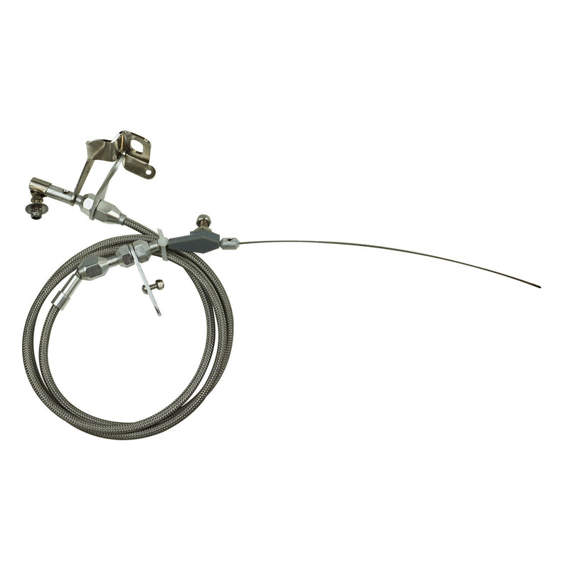 Proflow Automatic Transmission Braided Stainless Kickdown Kit, Carbure ...